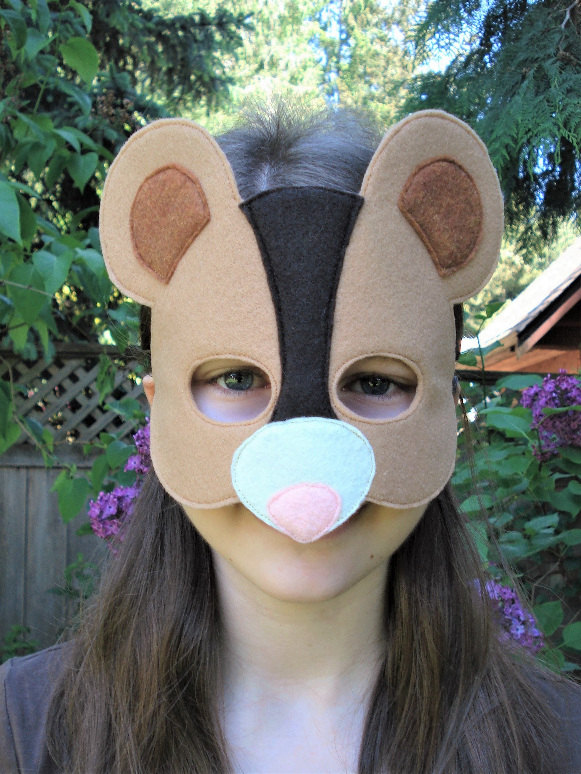 Hamster Mask - Brown Mouse Mask - Grey Mouse Mask - Hamster Costume ...