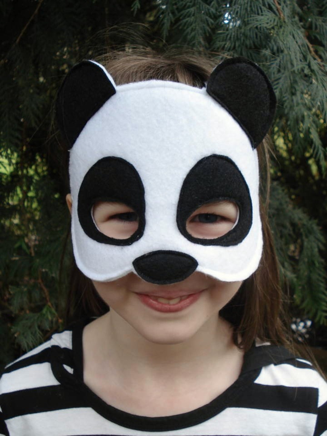 Panda Mask - Animal Mask - Panda Costume - Kid Size - Zoo Animal ...