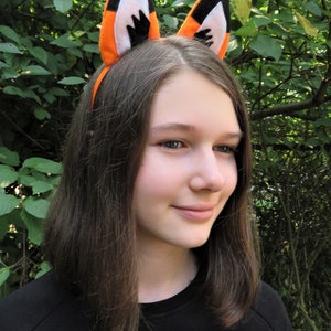 Fox Ears Fox Headband Animal Ears Fox Costume Accessory Orange Fox - Etsy