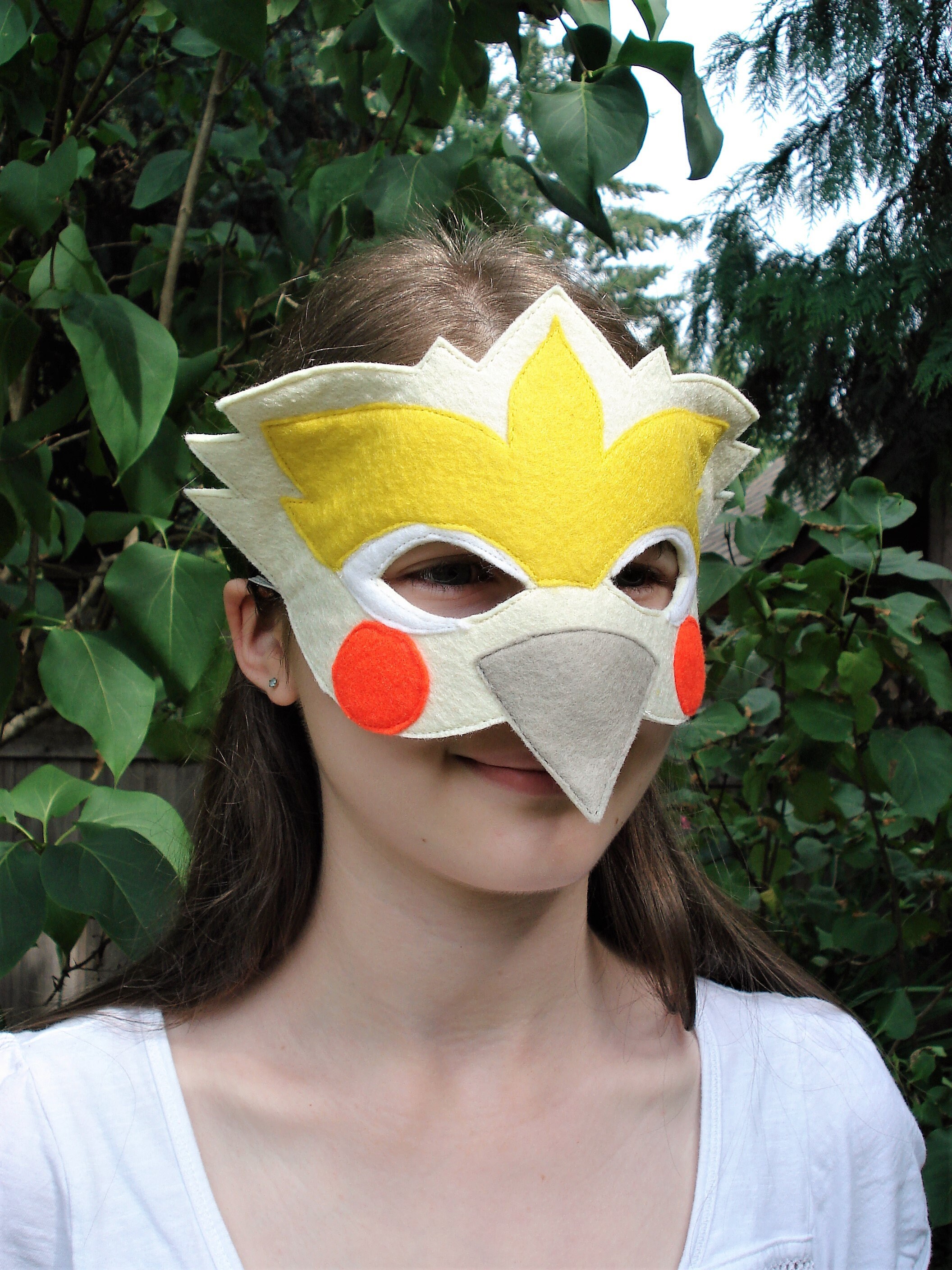 Cockatiel Mask Bird Mask Cockatiel Costume Parrot Mask | Etsy