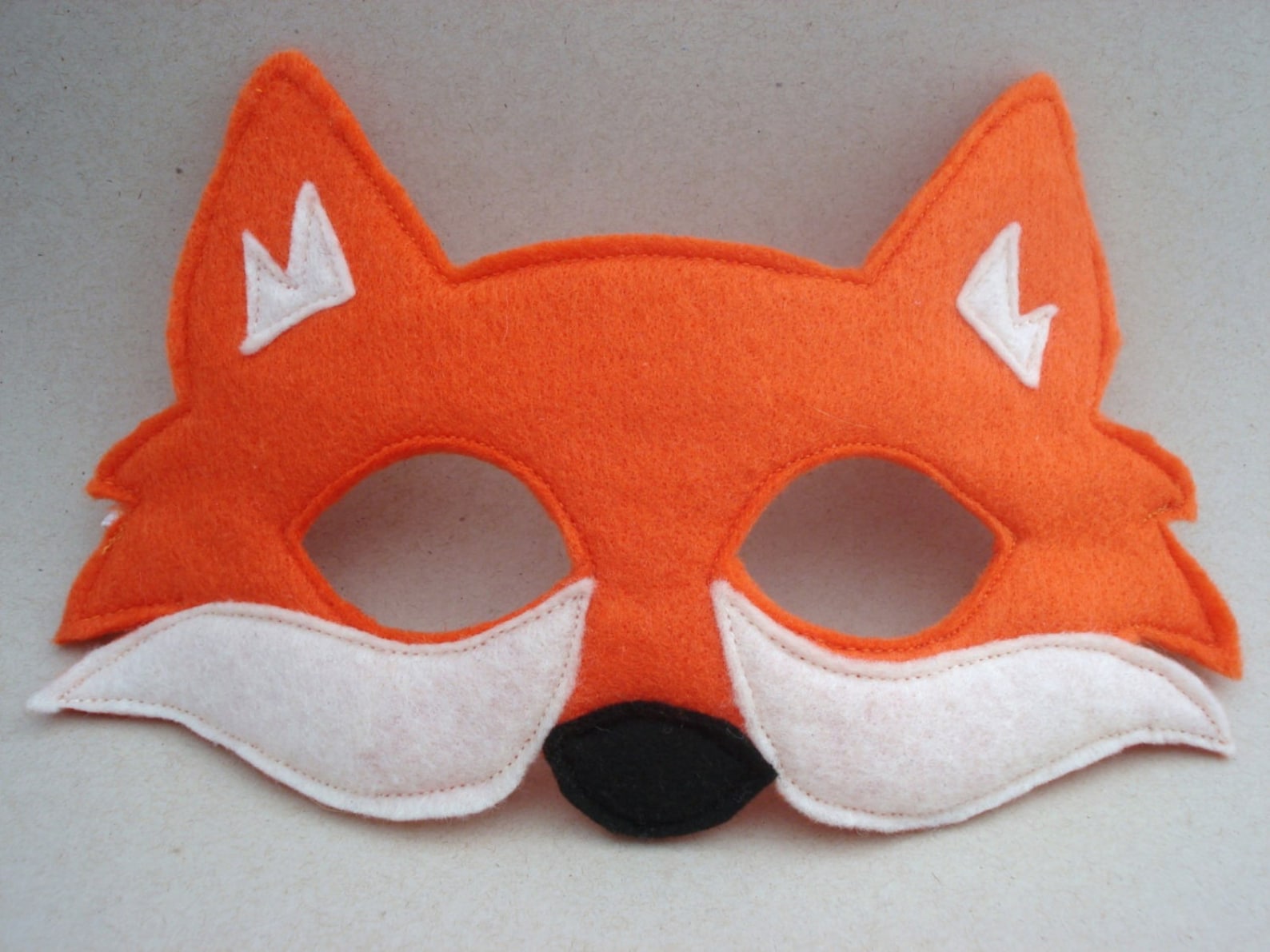 Fox Mask Orange Fox Woodland Animal Mask Fox Costume | Etsy