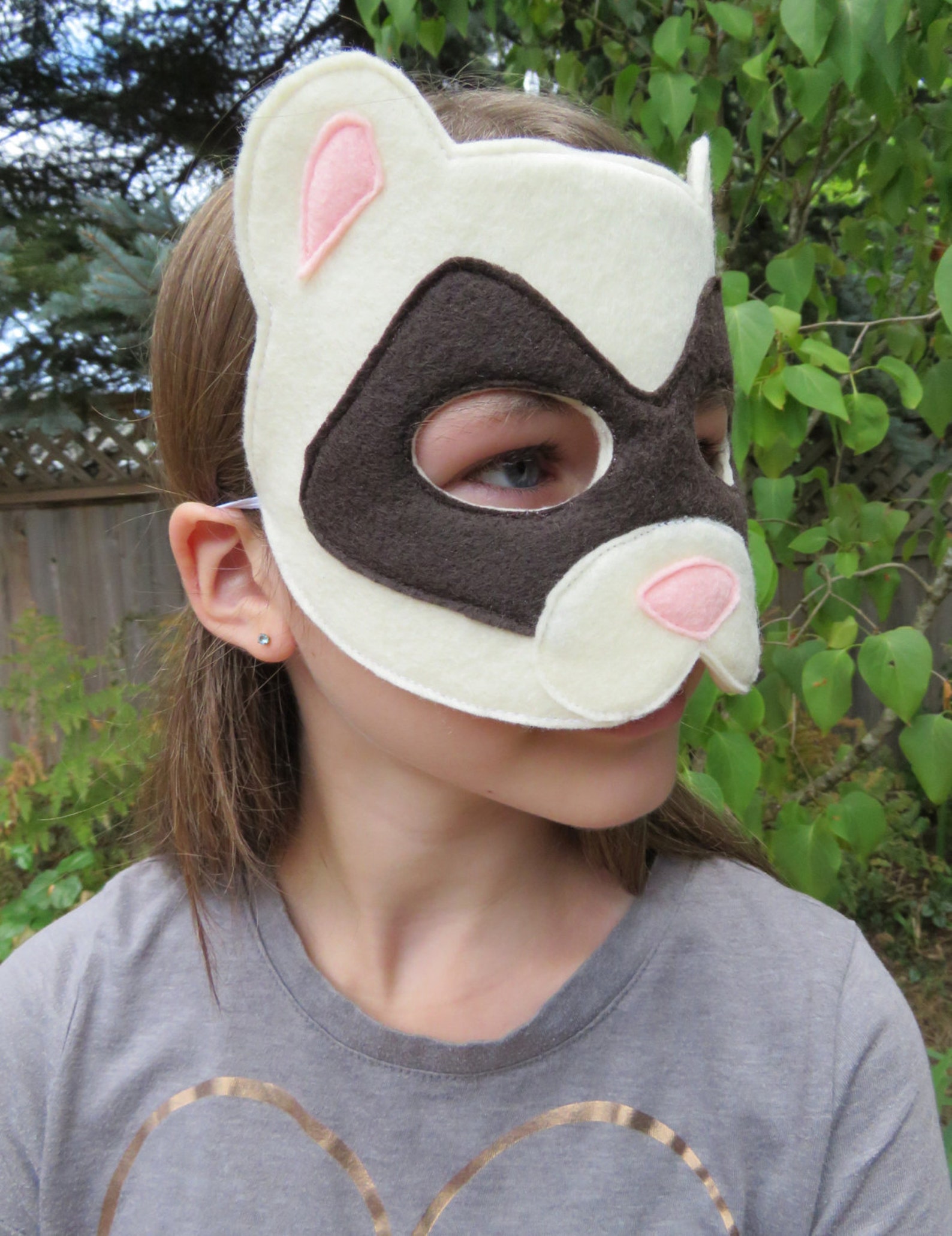 Ferret Mask Weasel Mask Woodland Animal Costume Pretend - Etsy UK