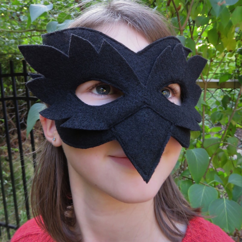 Raven Mask - Etsy