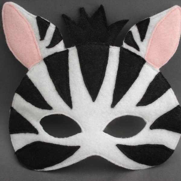 Zebra Mask - Etsy