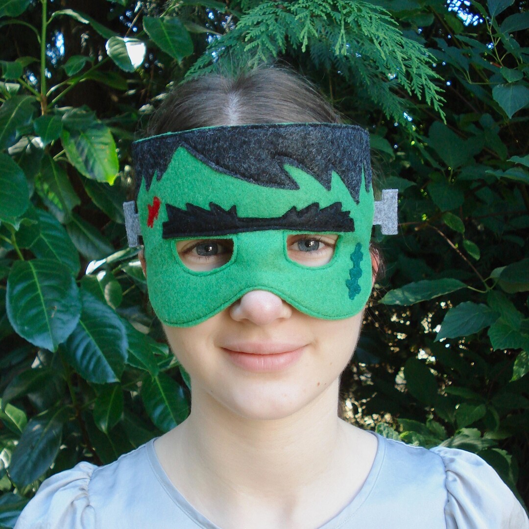 Felt Frankenstein Mask - Monster Mask - Halloween Mask - Child Size ...