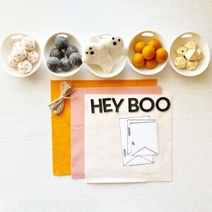 Felt Banner Garland Craft Kit | Hey Boo - Etsy