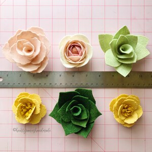 Felt Flower Craft Kit | Blush Forest - Etsy