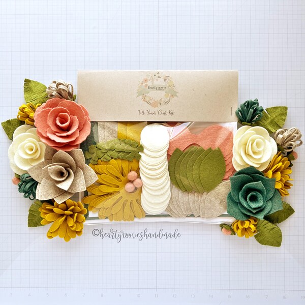 Felt Flower Kit - Etsy