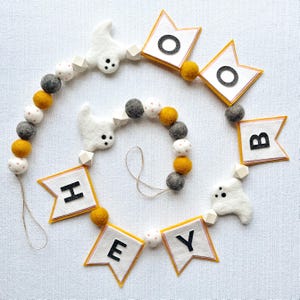 Felt Banner Garland Craft Kit | Hey Boo - Etsy