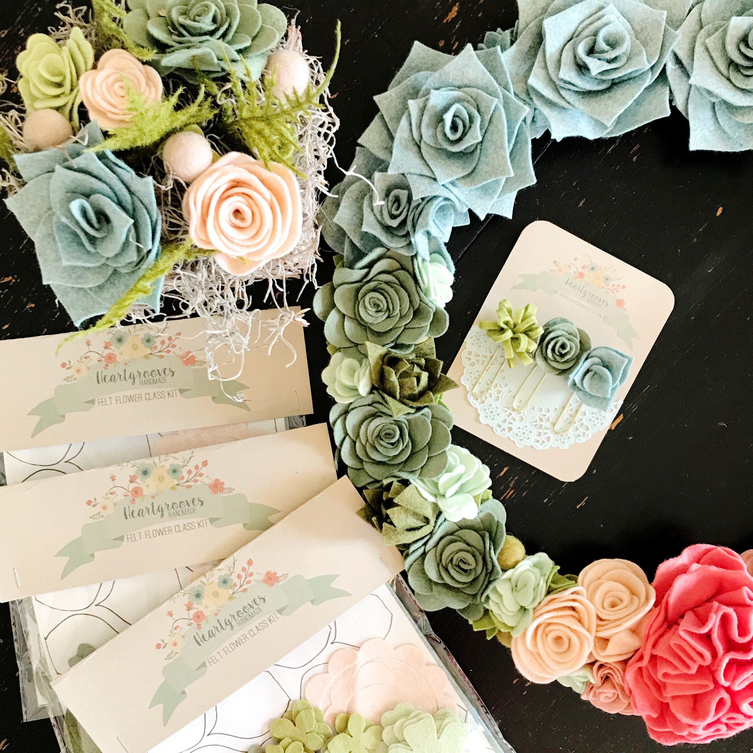 Felt Succulent Craft Kit | Etsy