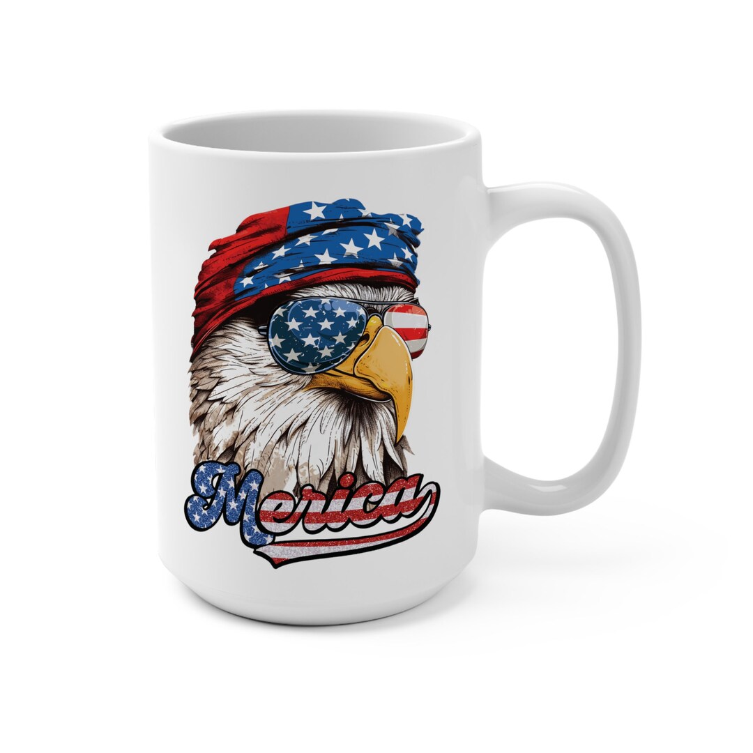 Mug 15oz, Coffee Mug, Gift, Souvenir, America, USA, Merica, - Etsy