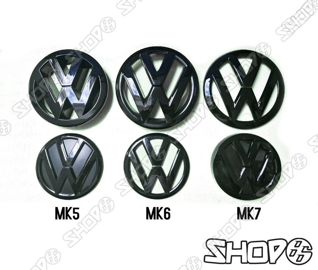 Volkswagen Golf Gloss Black MK5/MK6/MK7 Badges/emblems - Etsy UK