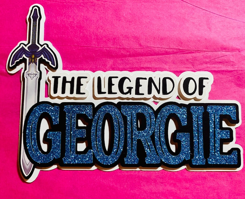 Legend of Cake Topper - Birthday - Children - Adult - - Etsy