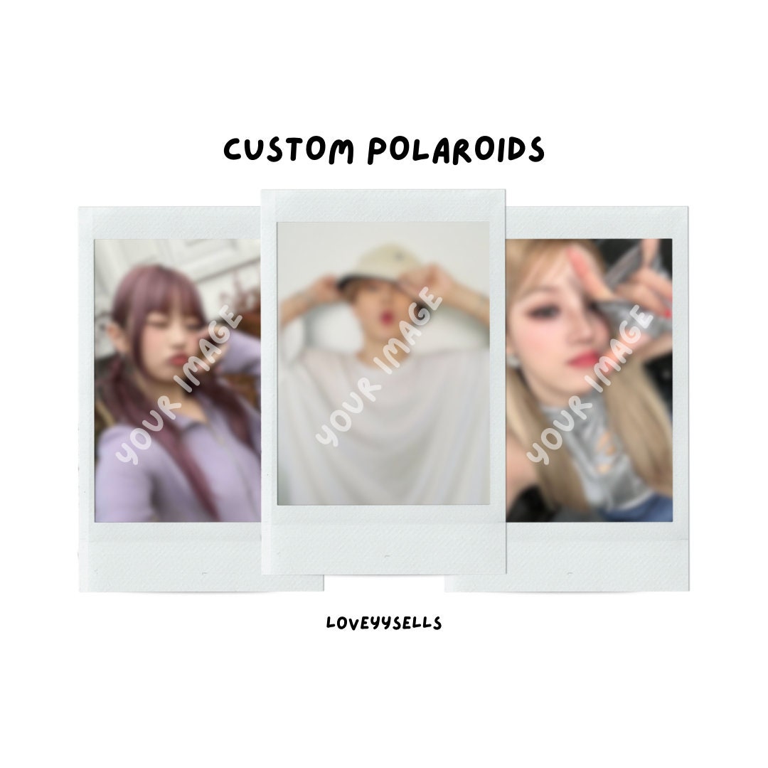 Custom Kpop Polaroids - Etsy