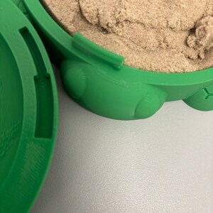 Mini Turtle Sandbox With Sand Tools - Etsy