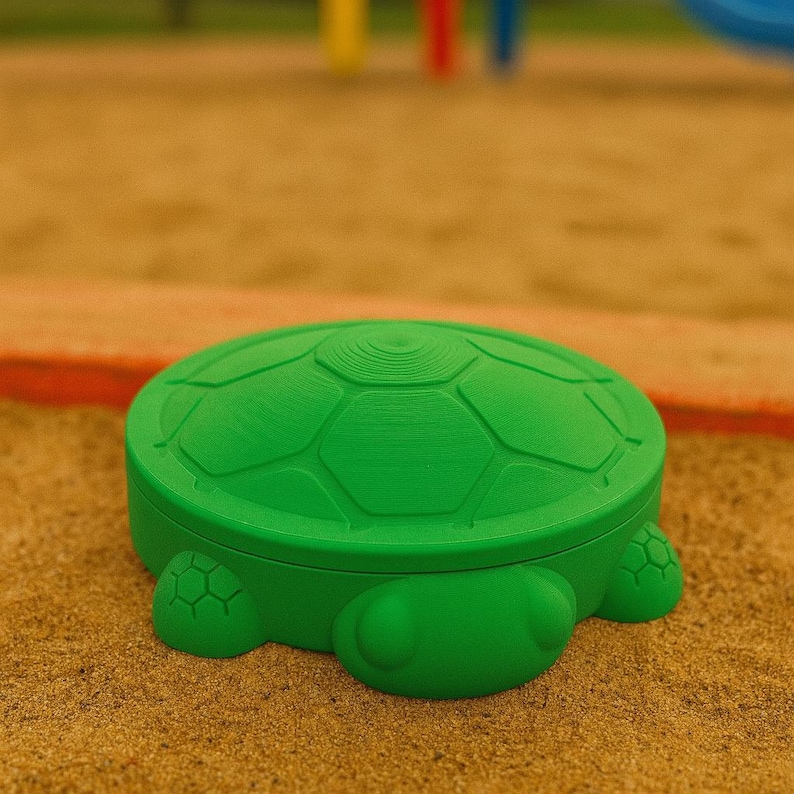 Mini Turtle Sandbox With Sand Tools - Etsy