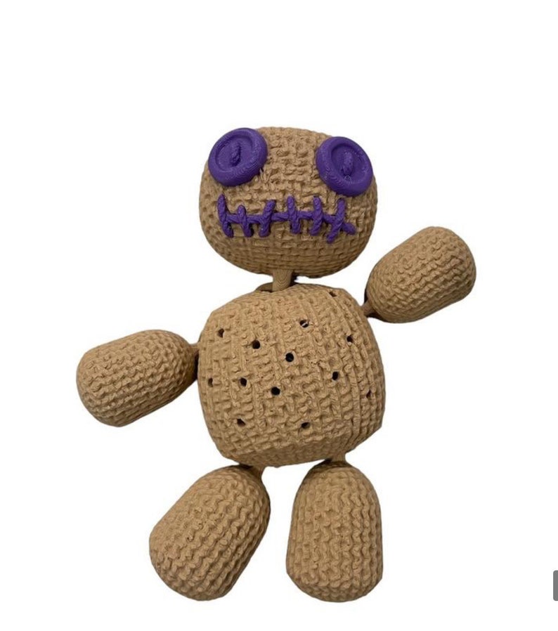 3D Printed Articulating Voodoo Doll - Etsy