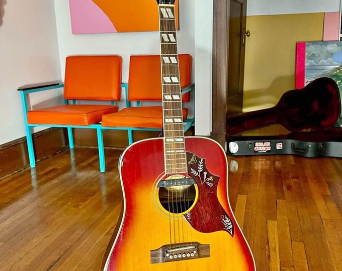 Lyle Hummingbird Guitar 1972 - With Pickup Installed (acoustic/electric ...