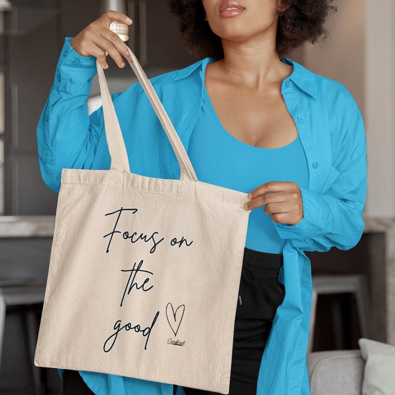 Inspirational Quote Tote Bag Positive Motivational Thoughts Tote Mental ...