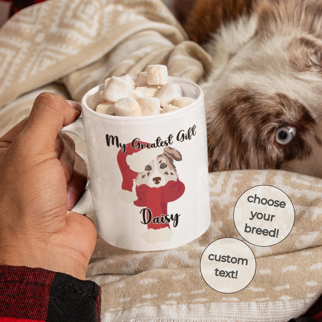 Custom Christmas Dog Mug Dog Lover Gift Xmas Keepsake for Pet Owner - Etsy