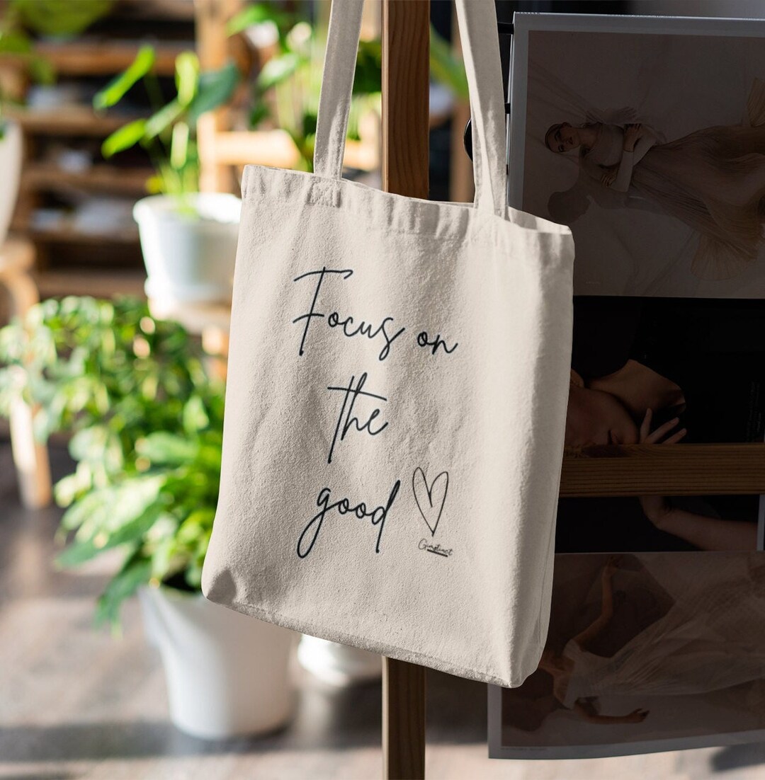 Inspirational Quote Tote Bag Positive Motivational Thoughts Tote Mental ...