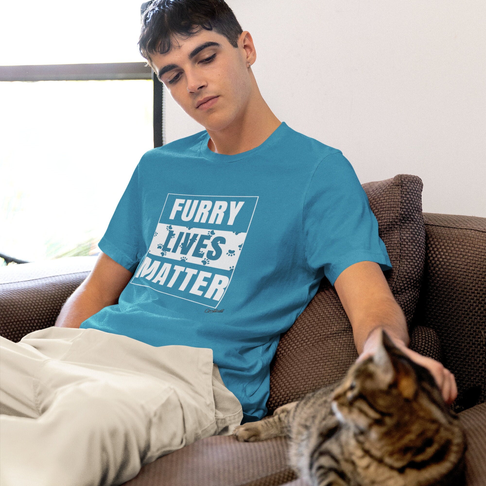 Animal Welfare Shirt for Animal Lover Furry Lives Matter Tee Pet Lover ...