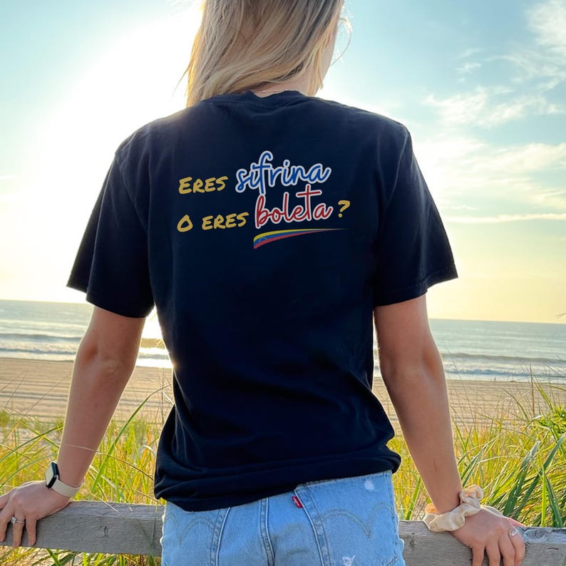 Venezuelan Sifrina O Boleta Tshirt Veneca Shirt Funny Venezuelan Quote ...