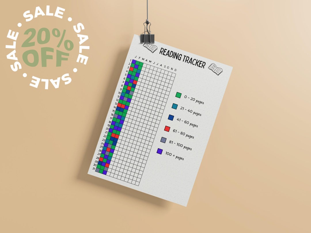 Reading Tracker Printable Tracker A5 Journal Page Reading Log Book ...