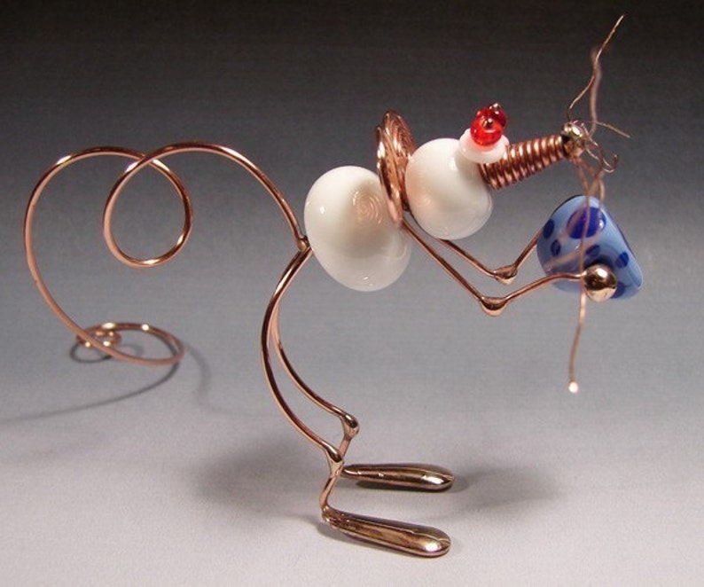 Say Cheese Bead and Wire Mouse Tutorial, Soft Soldering Copper Wire ...