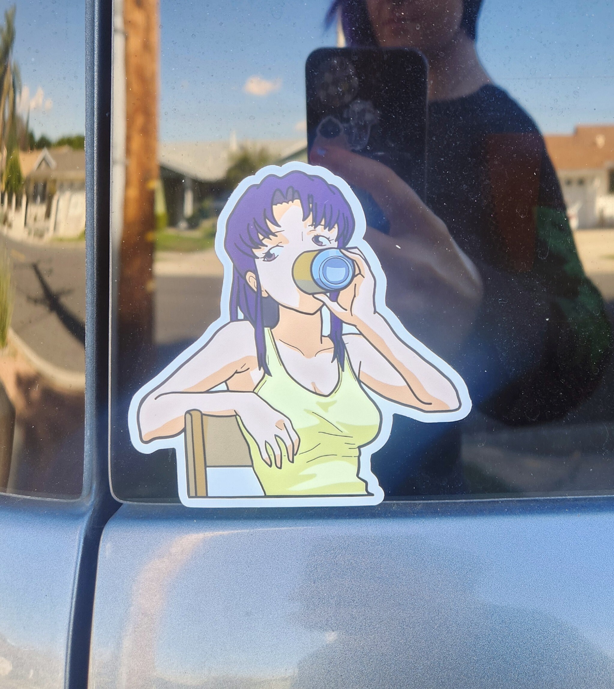 Misato Sticker Peeker - Etsy