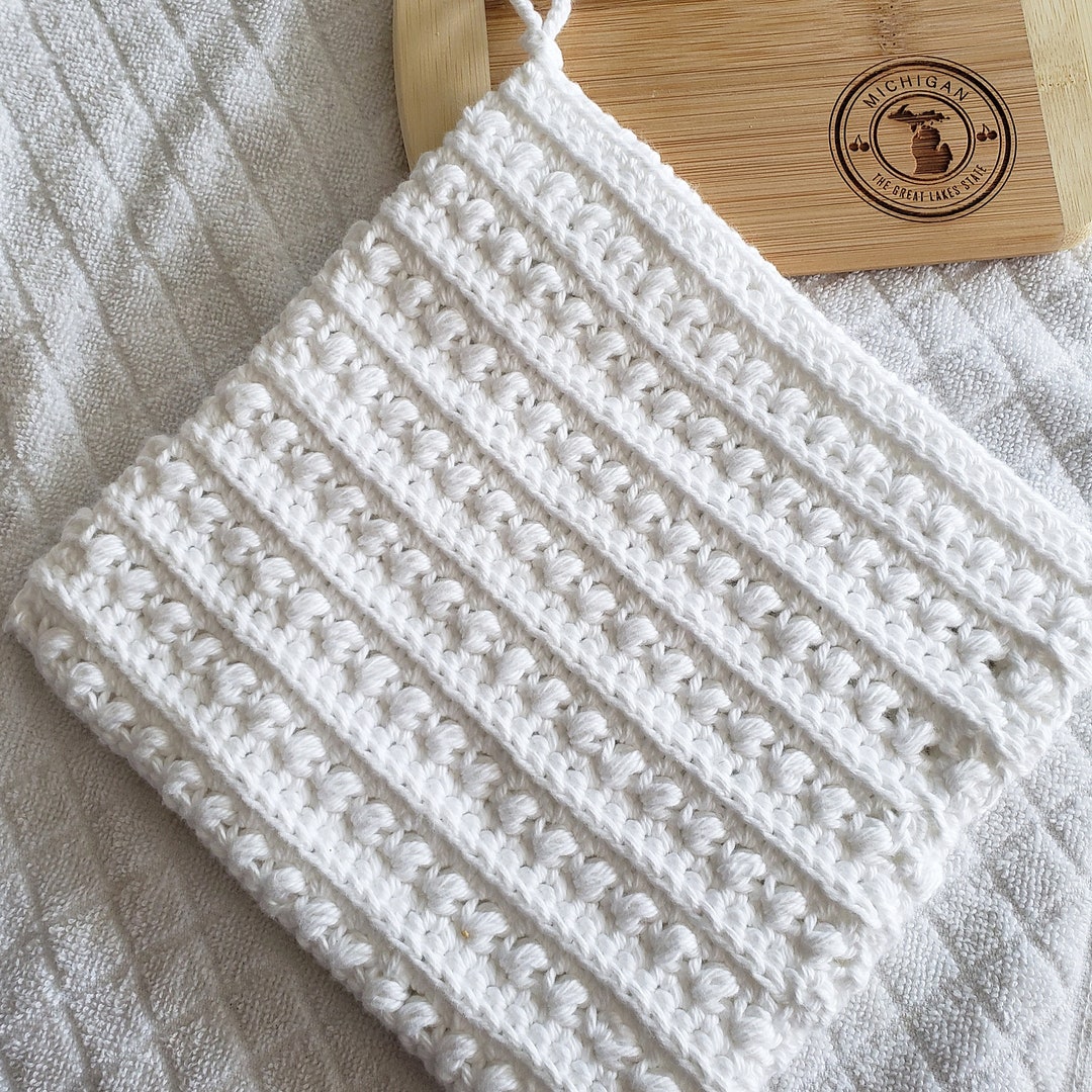 Pure White Cotton Hot Pad - Etsy
