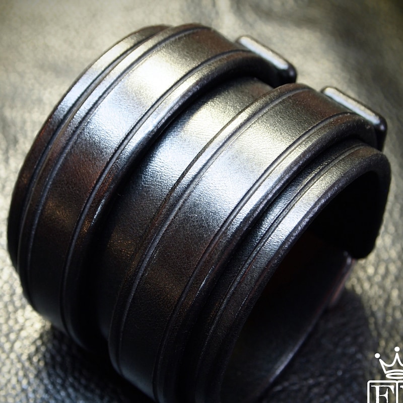 Leather Cuff Bracelet - Etsy