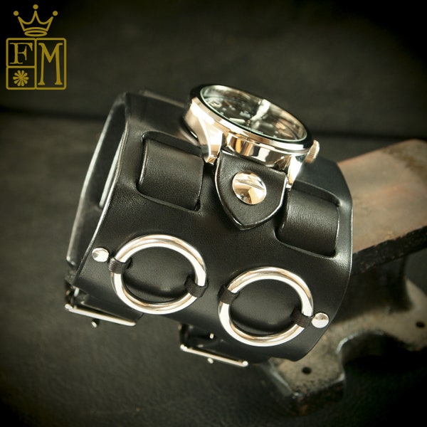 Leather Cuff Watch - Etsy