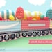 Sweet Treat Train Set - Party Centerpiece and Favor Box, Holds Cupcakes ...