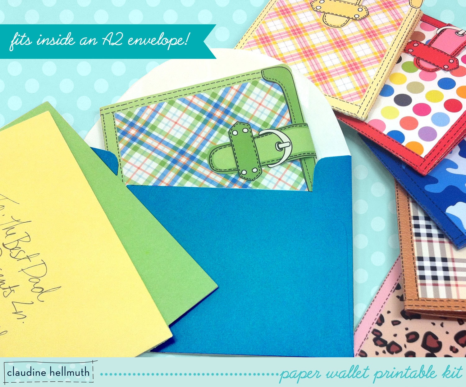 Paper wallets gift card money holder with included chore | Etsy