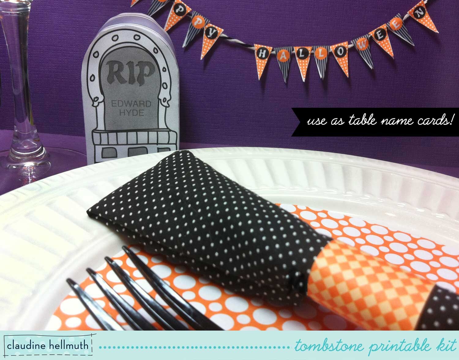 Halloween Tombstones Candy Box Party Favor Box & Place | Etsy