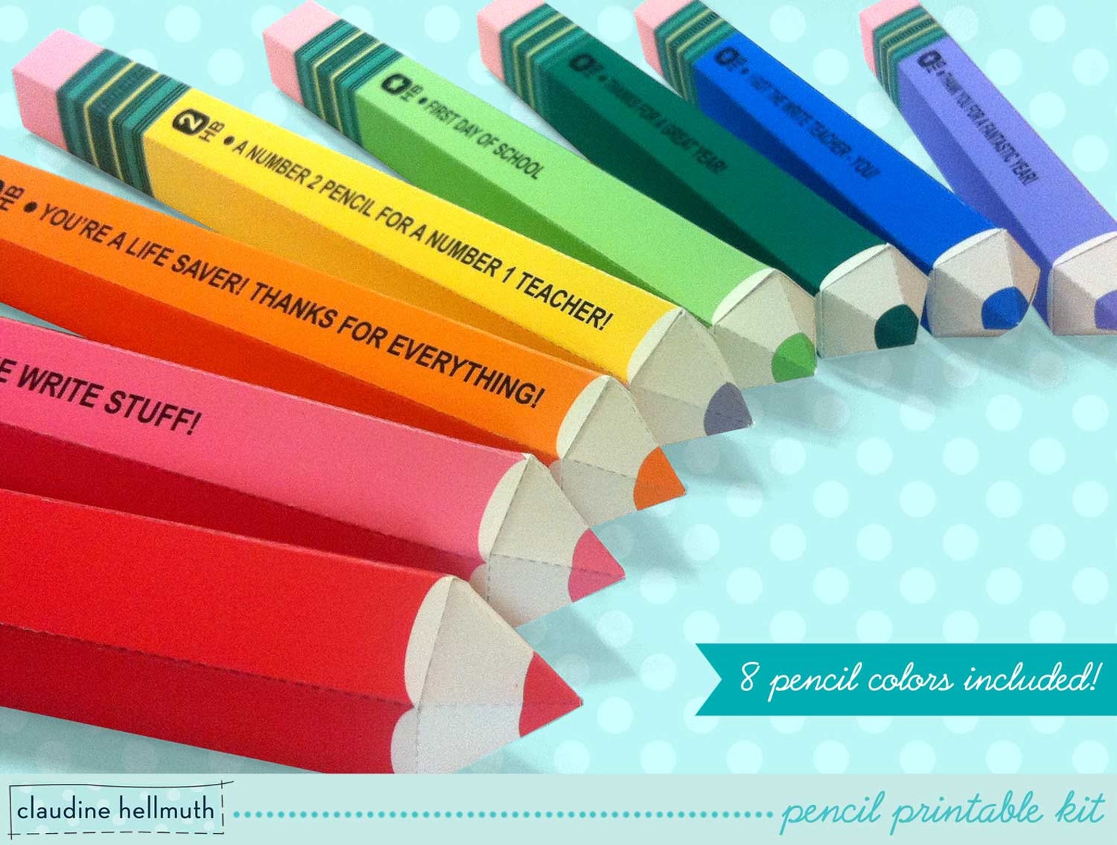 Pencil Candy Box - Teacher Appreciation, Back to School, Party Favor ...