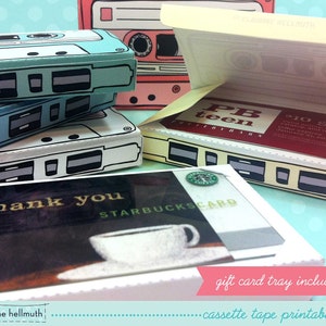 Cassette Tapes - Gift Card Holders, Party Favor Boxes, Paper Toy ...