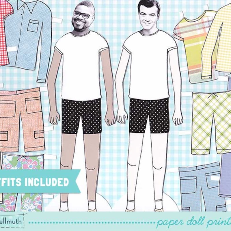 Paper Dolls - Etsy