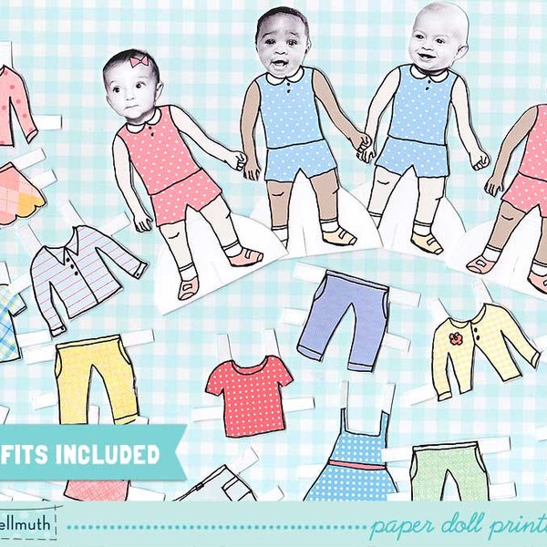Baby Dolls Printable - Etsy
