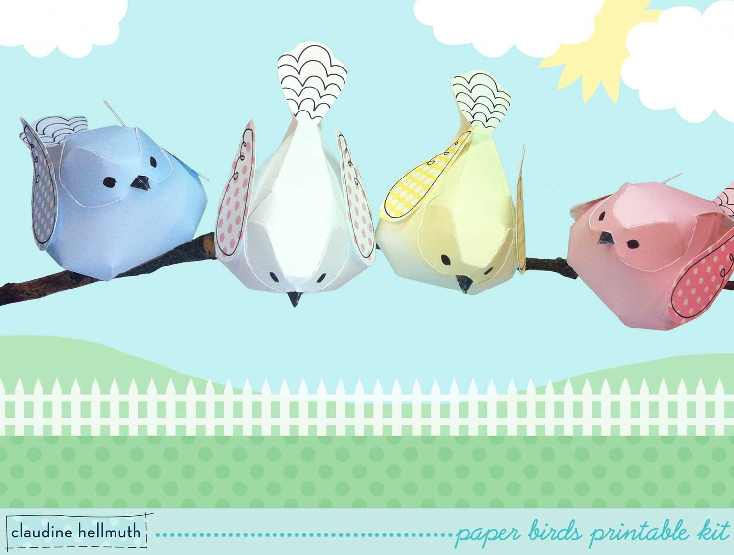 Whimsical Bird Ornaments - Perfect for Spring, Baby Shower, Wedding ...