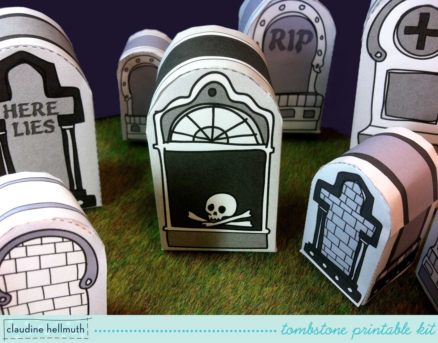 Halloween Tombstones Candy Box Party Favor Box & Place - Etsy