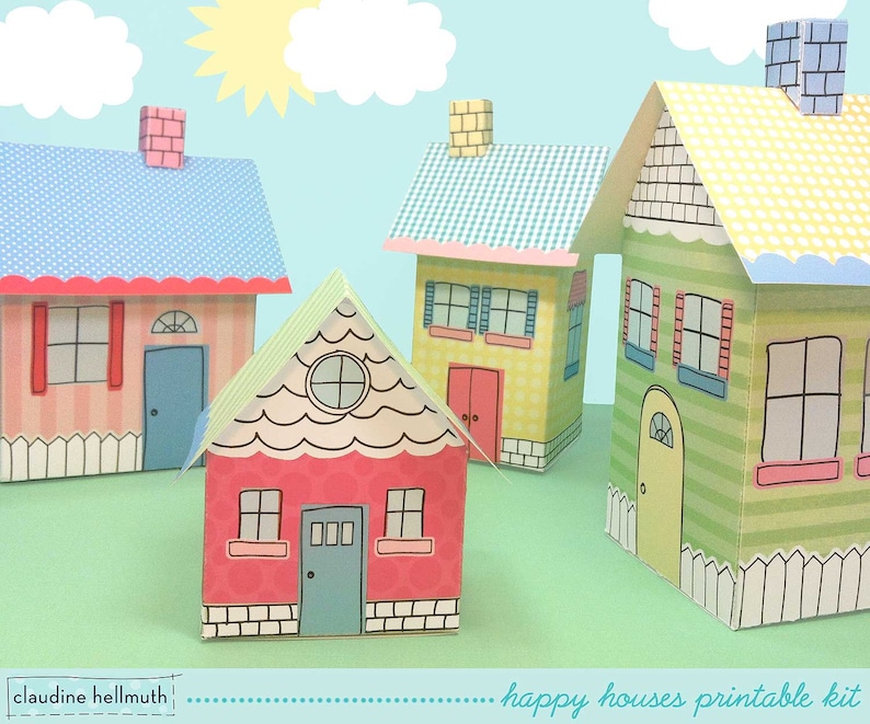 Happy Houses - Candy, Gift Boxes, Party Favor Boxes, Centerpiece ...