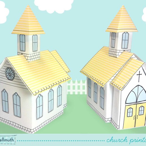 Church Favor Box for Weddings Baptisms Easter Centerpiece - Etsy