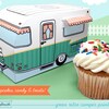 Sweet Treat Train Set Party Centerpiece and Favor Box, Holds Cupcakes ...