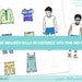 LITTLE BOY Paper Doll Set Easy for You to Customize With Your Own ...