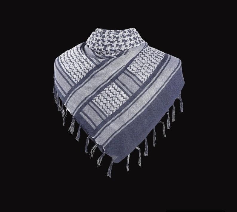 Black on Orange Keffiyeh Scarf Palestine Authentic Shemagh Unisex Woven ...