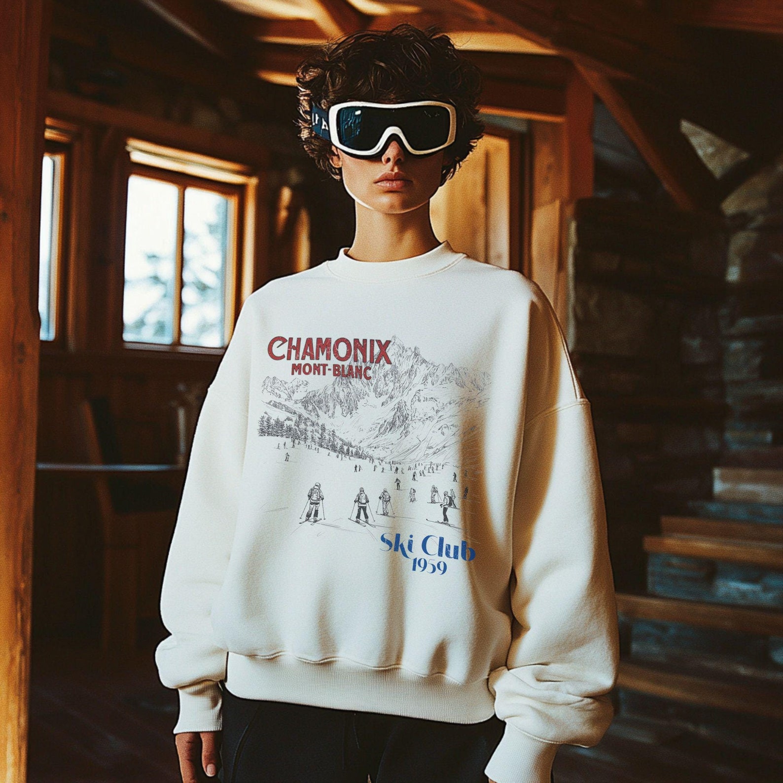 Chamonix France Ski Sweatshirt, Apres Ski Sweatshirt, Cute Ski ...