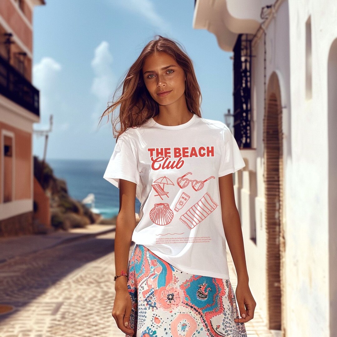 The Beach Club Shirt, Beach Themed Shirt, Sun Kissed Shirt, Beach Bum ...