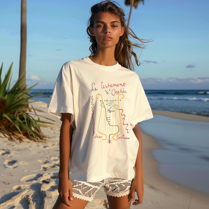 Jean Cocteau Shirt - Testament of Orpheus - French Art Tee, France Fan ...